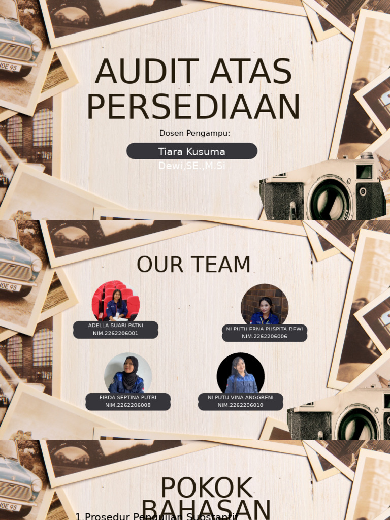 PPT AUDIT ATAS PERSEDIAAN | PDF