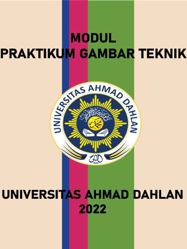 Modul Praktikum Gambar Teknik - Gasal - 2022 - 2023 | PDF