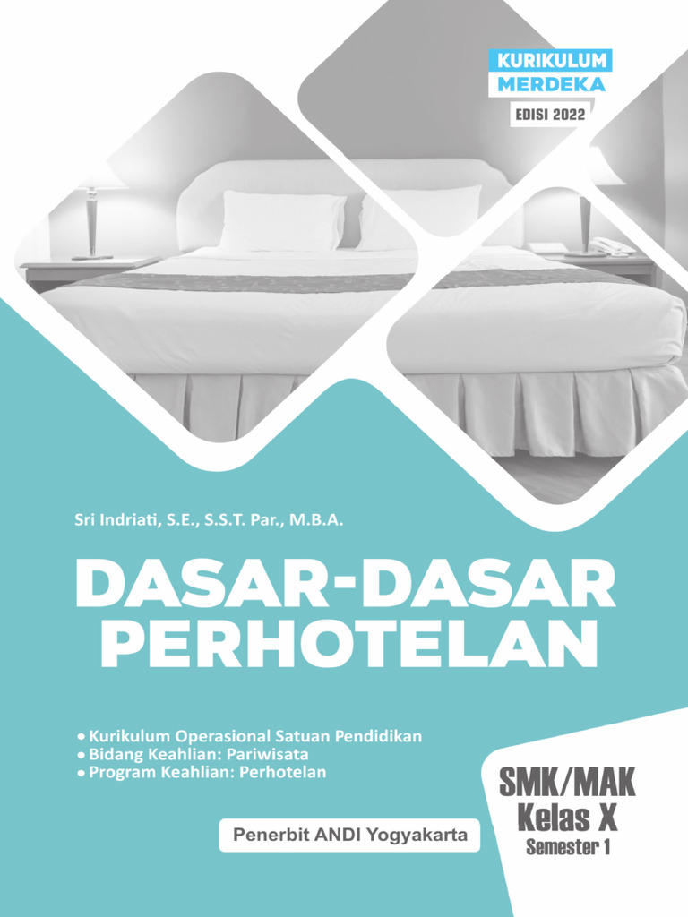 Dasar-Dasar Perhotelan SMK 10 - Sem 1 - Crop | PDF