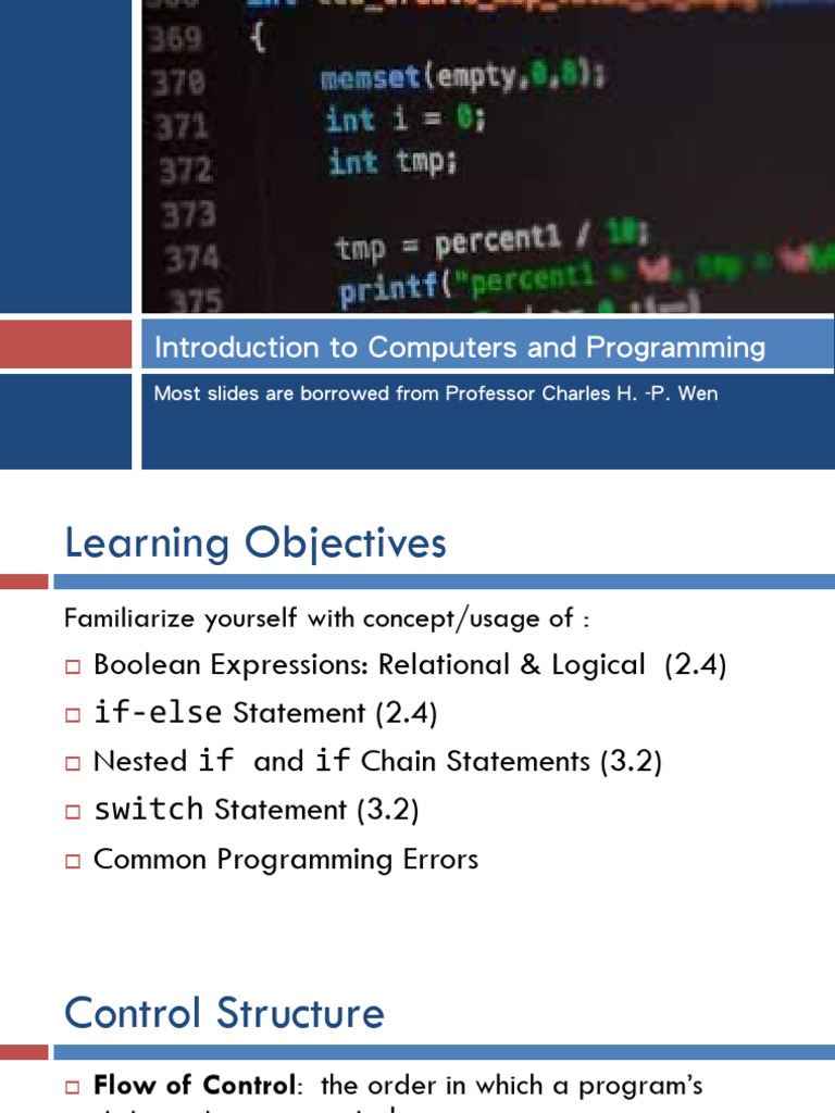 Lec3 Condition | PDF
