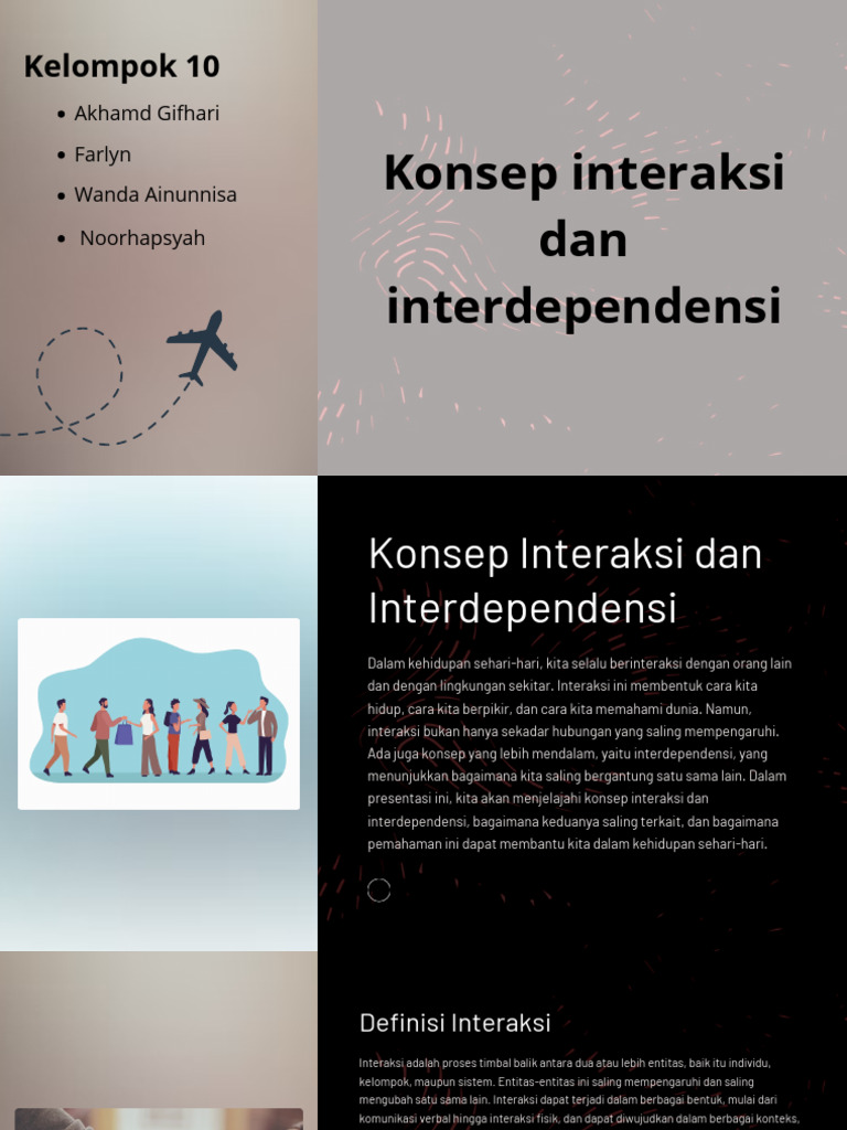 Konsep Interaksi Dan Interdependensi PDF | PDF