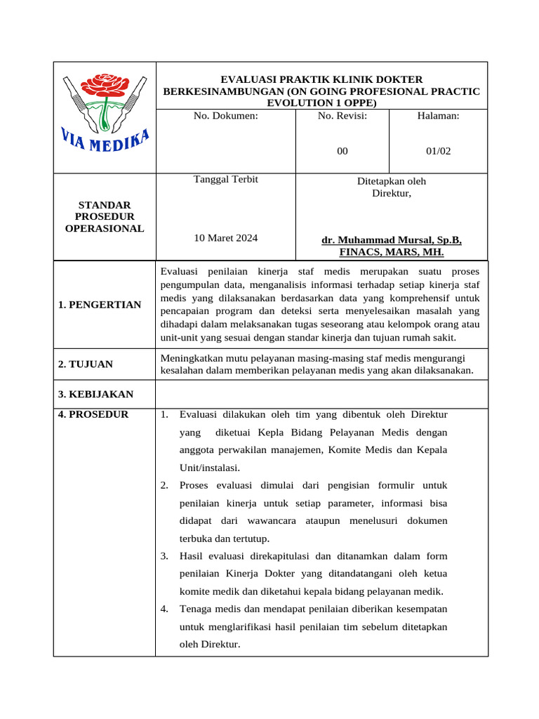 Kps 12 - Ep 1 - SPO OPPE | PDF