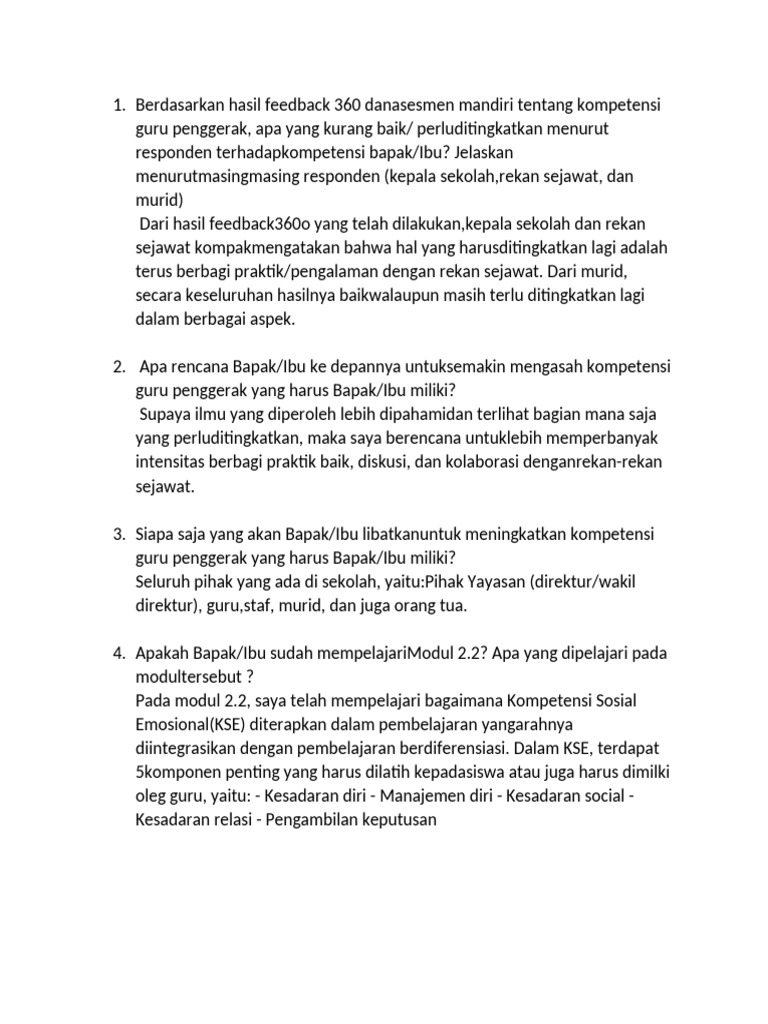 Soal Pendampingan 3 | PDF