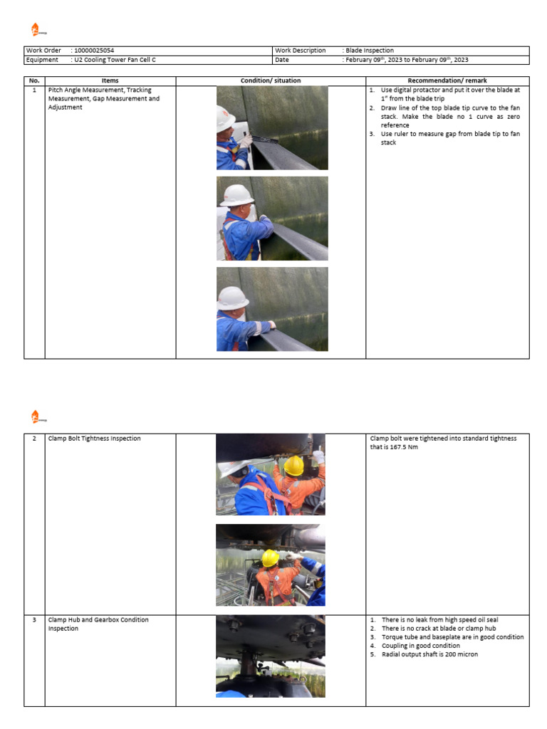 U2 CTF C Blade Inspection | PDF