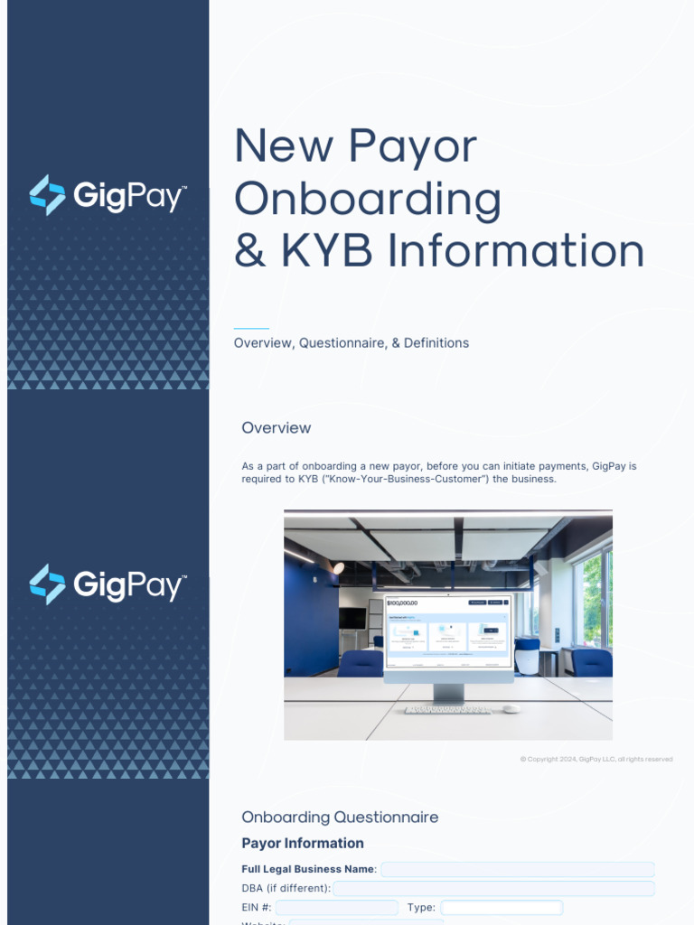 GigPay-Payor KYB Program | PDF | Common Law | Environmental Law