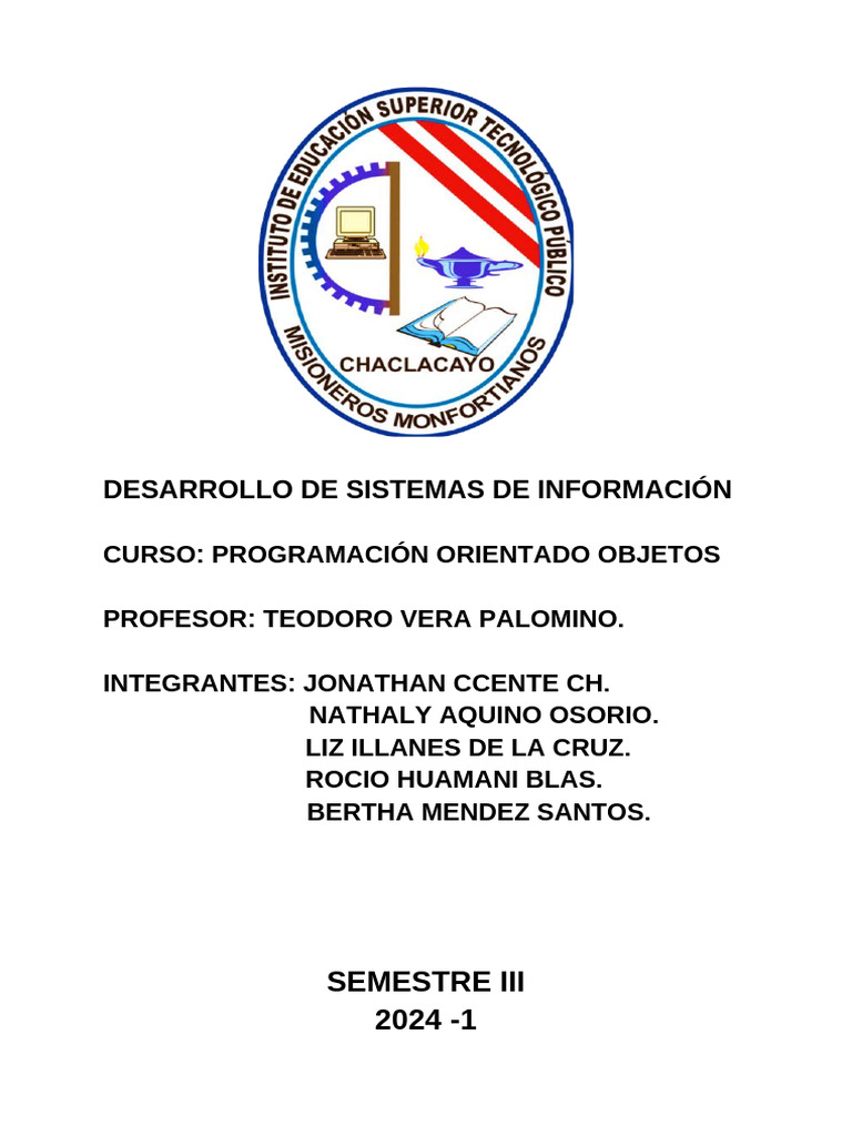 Poo2 Grupo - Liz | PDF