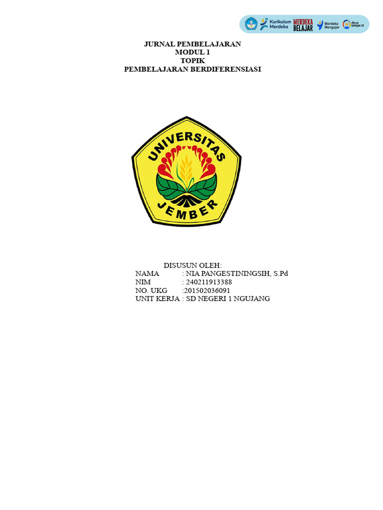 Jurnal Pembelajaran Modul 1 Topik 2 Nia | PDF