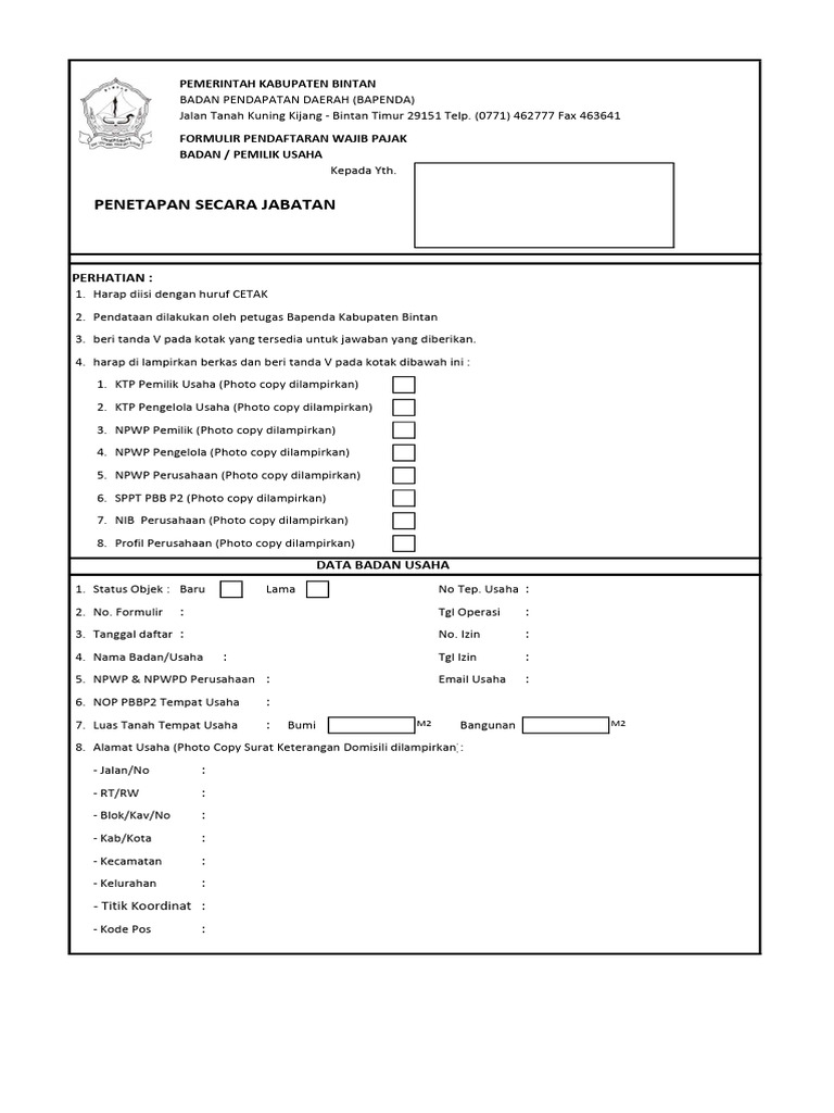 Edit Form Restoran | PDF