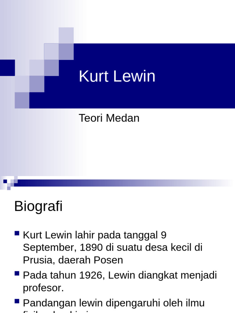 Kurt Lewin Sarah | PDF
