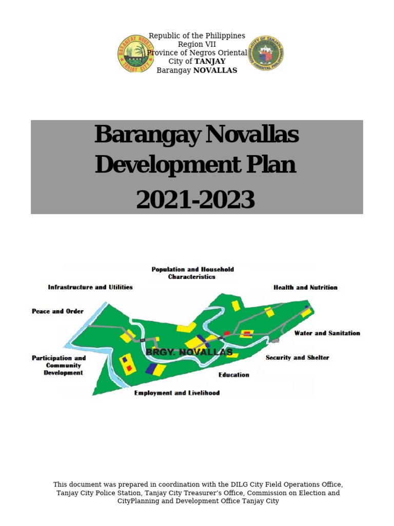 Barangay Development Plan Novalla S UPDATED | PDF | Disability | Festival