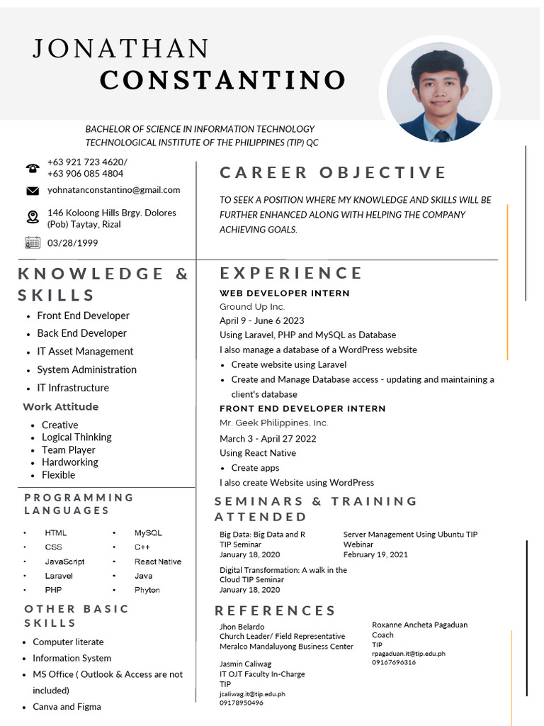 Jonathan Resume | PDF