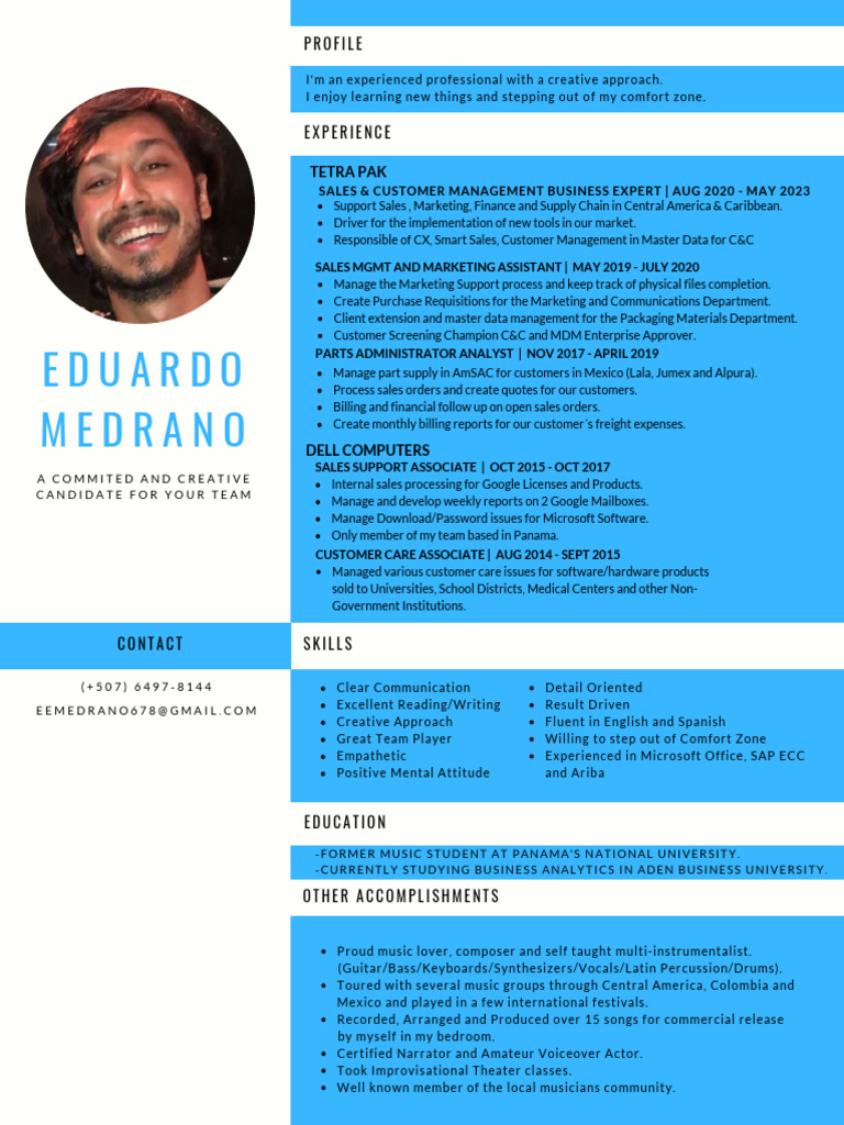 Eduardo Medrano CV 2023 (1) | PDF