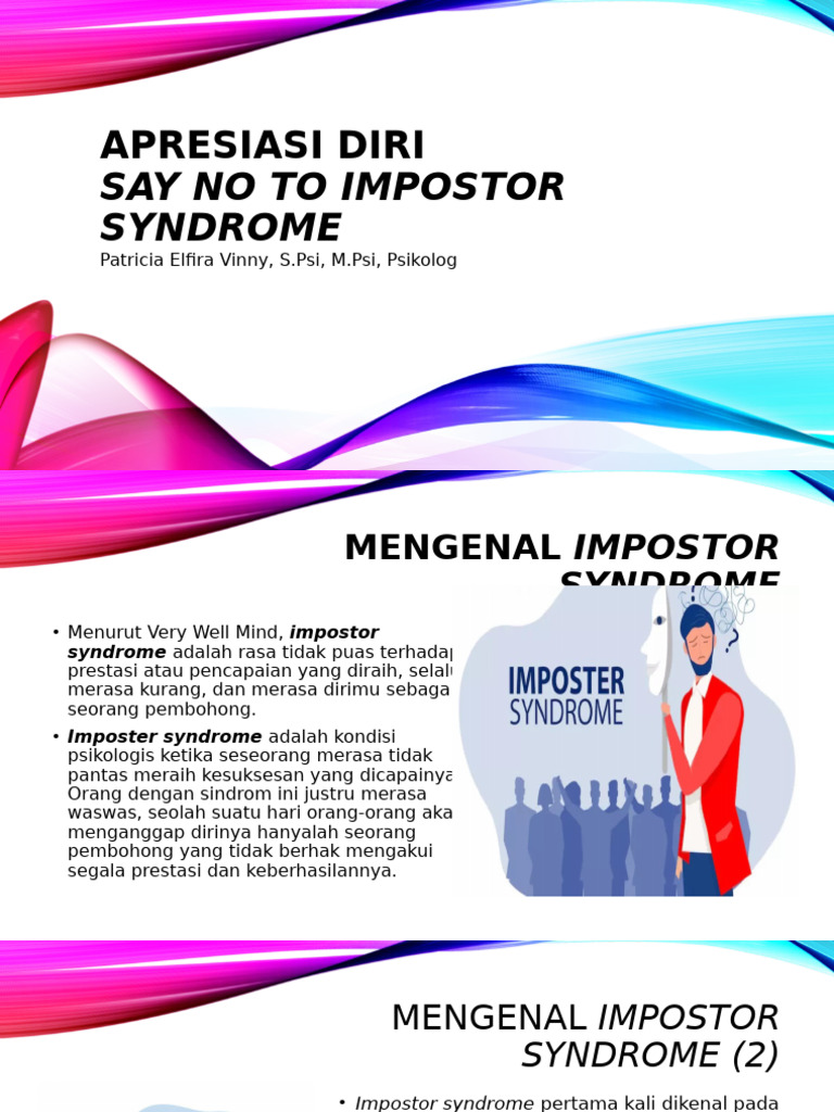 Impostor Syndrome For Presentation | PDF