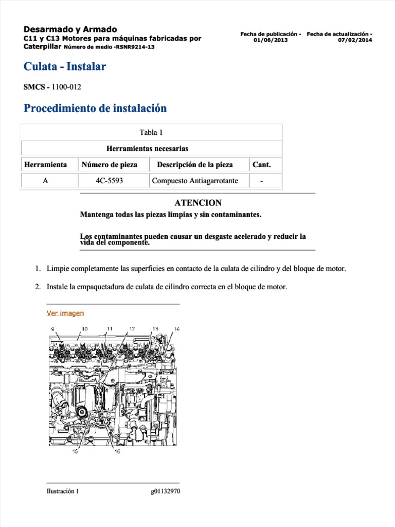 Manual motor c13 | PDF