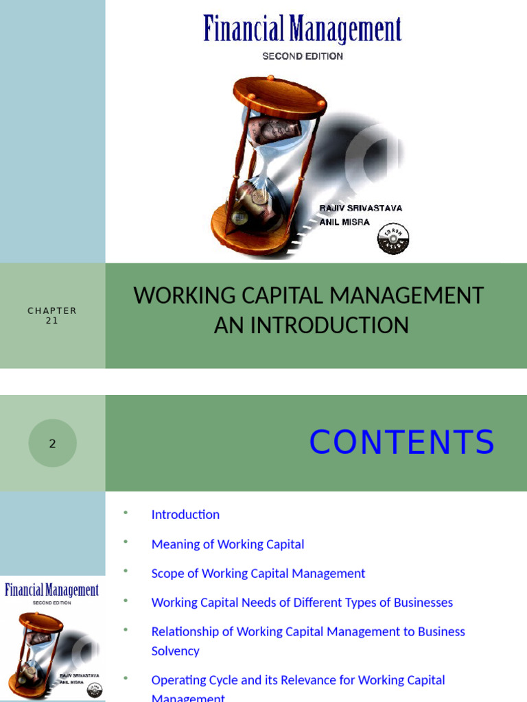 Working Capital Management Introduction | PDF