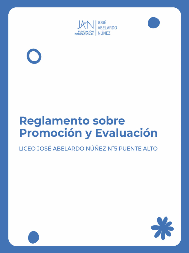 Reglamento de Evaluación y Promoción JAN 5 | PDF