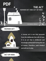 Human Act Vs Act of Man. | PDF | Morality | Free Will