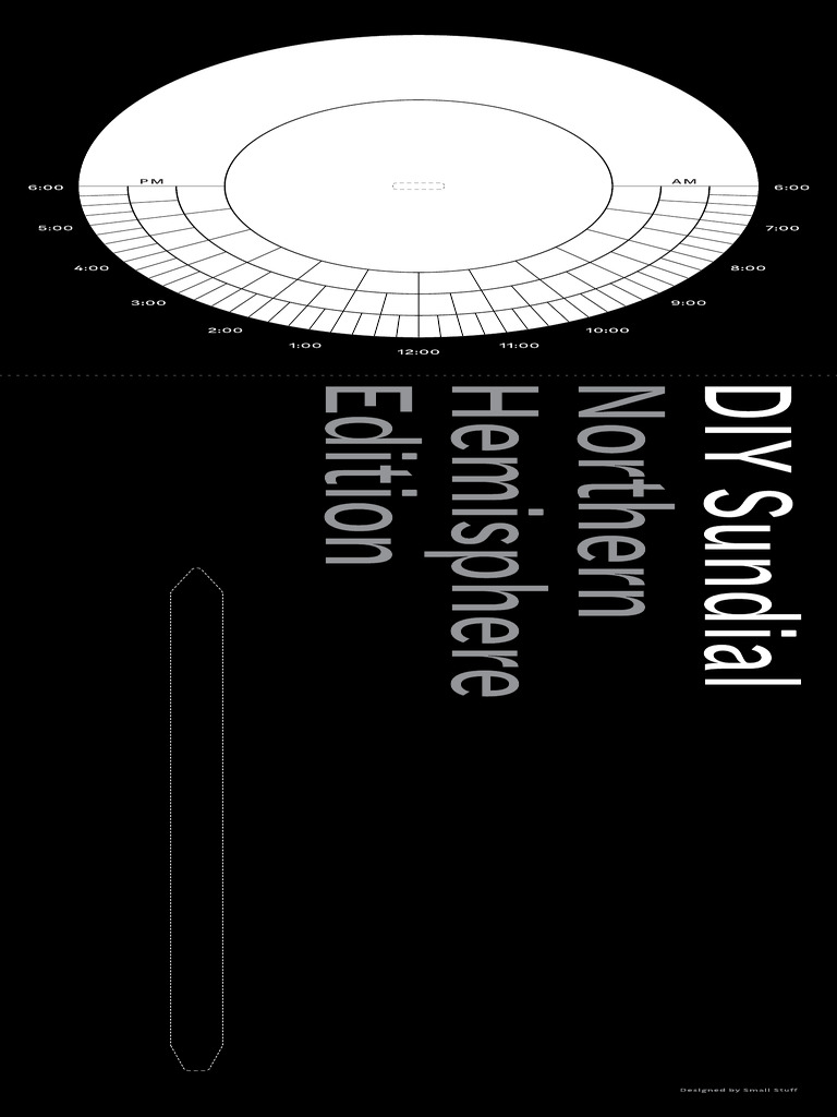 KOT DIY Sundial Northern Hemisphere | PDF