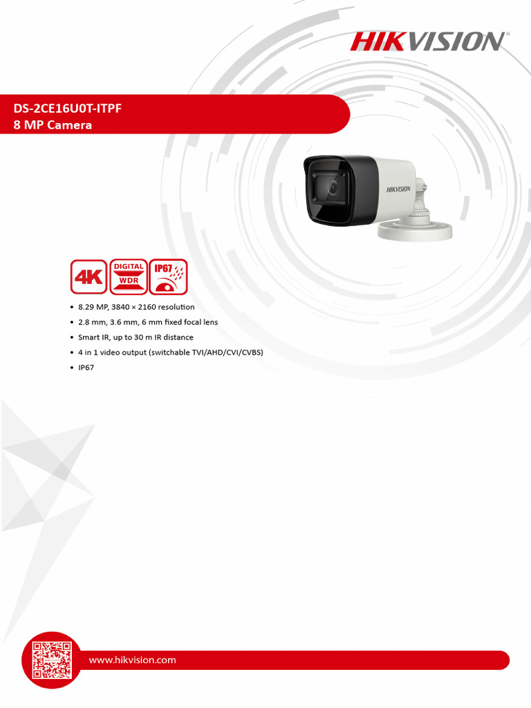 DS-2CE16U0T-ITPF V1.02 PDF2-Specsheet en-US 20190411 | PDF