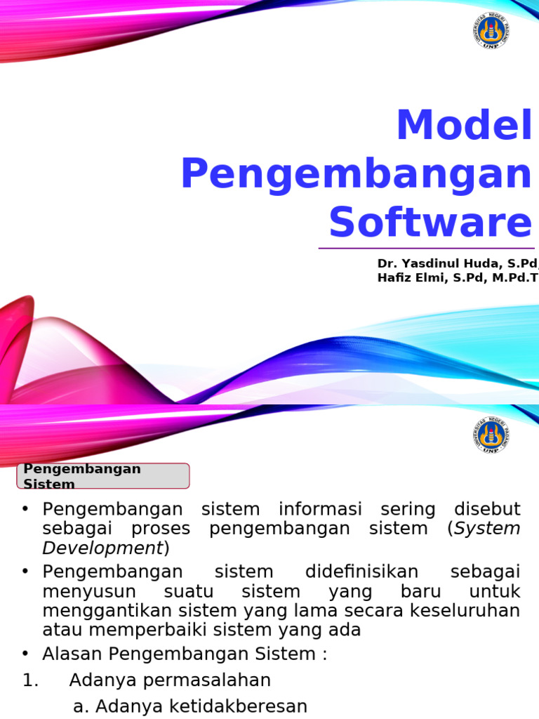 Pemograman Sistem Bergerak - SDLC | PDF