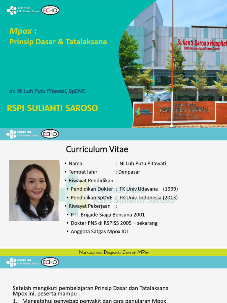 Session 1 Basic Concept of MPox | PDF | Health Sciences | Self-Improvement