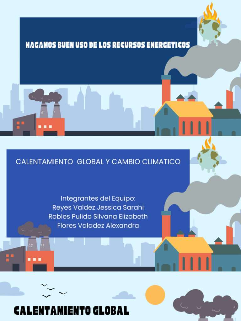 Calentamiento Global y Cambio Climatico | PDF