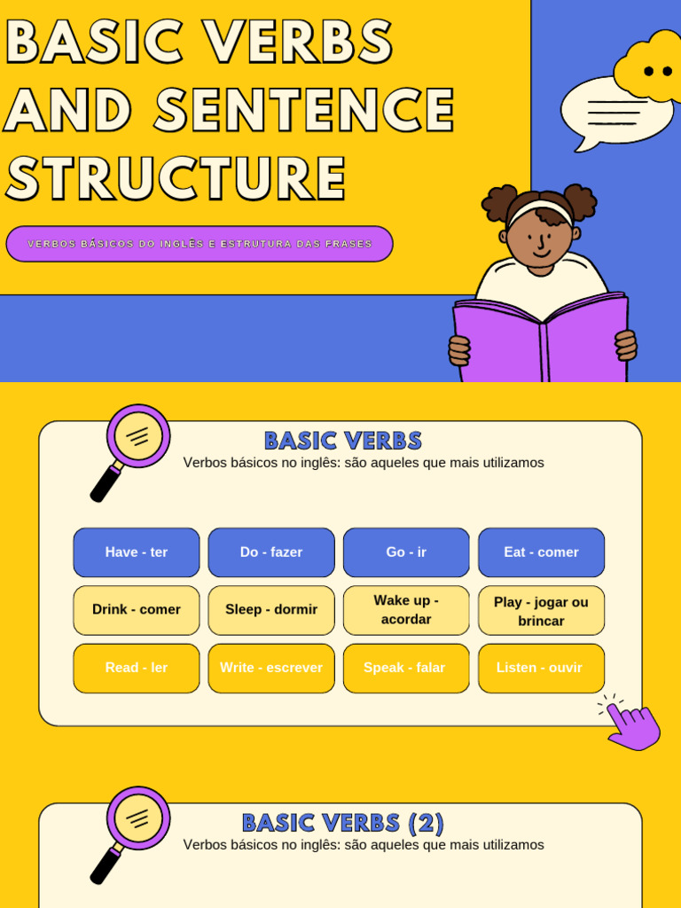 1 Basic verbs and sentence | PDF