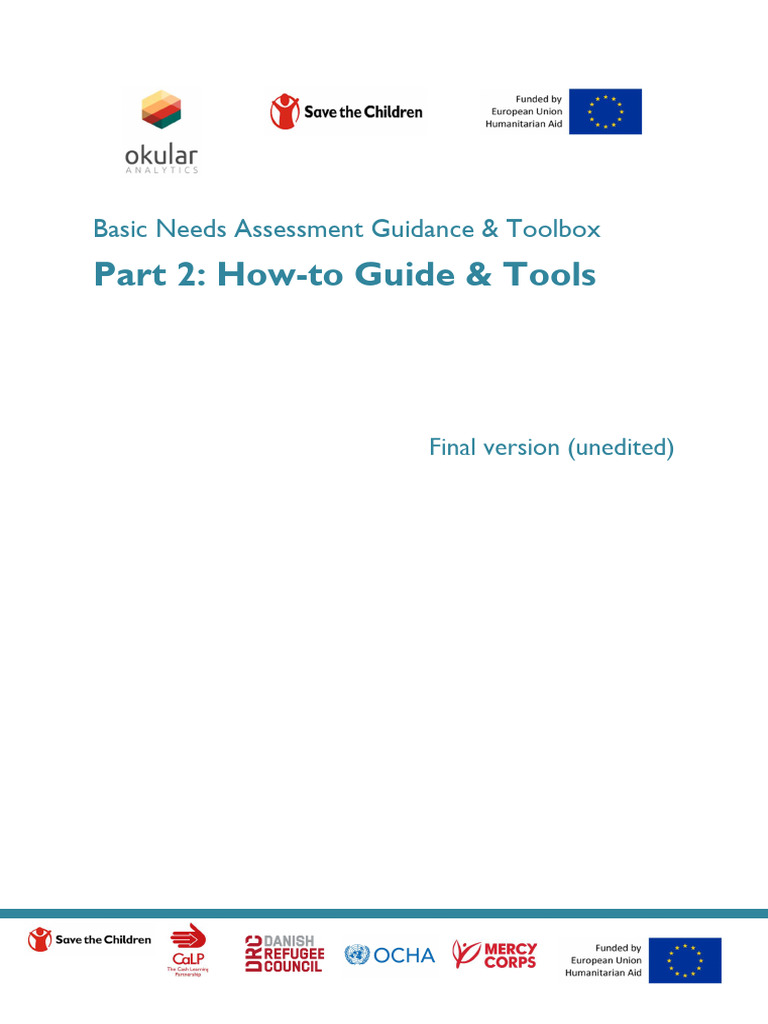 basic-needs-assessment-how-to | PDF