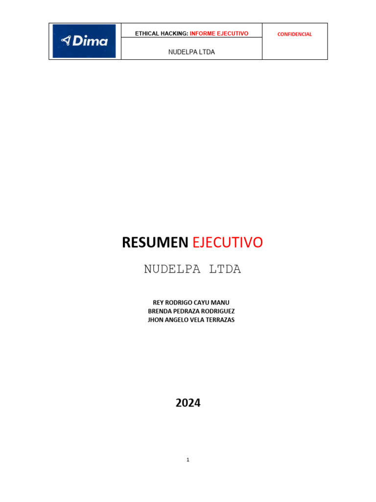 2 Iforme Ejecutivo | PDF