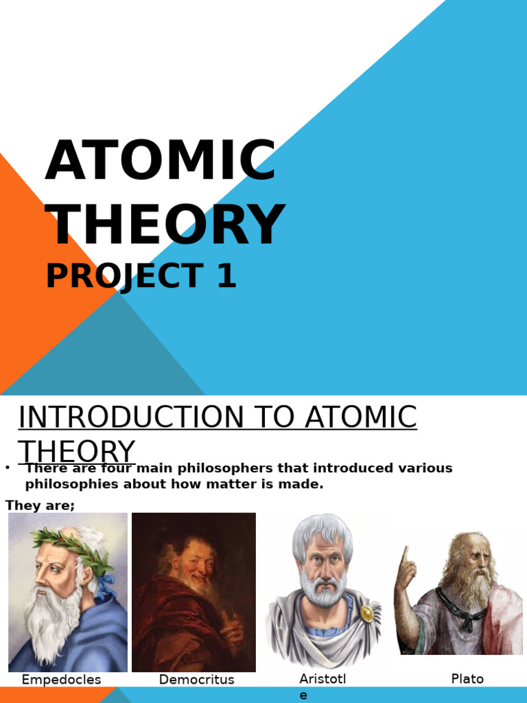 Atomic Theory | PDF