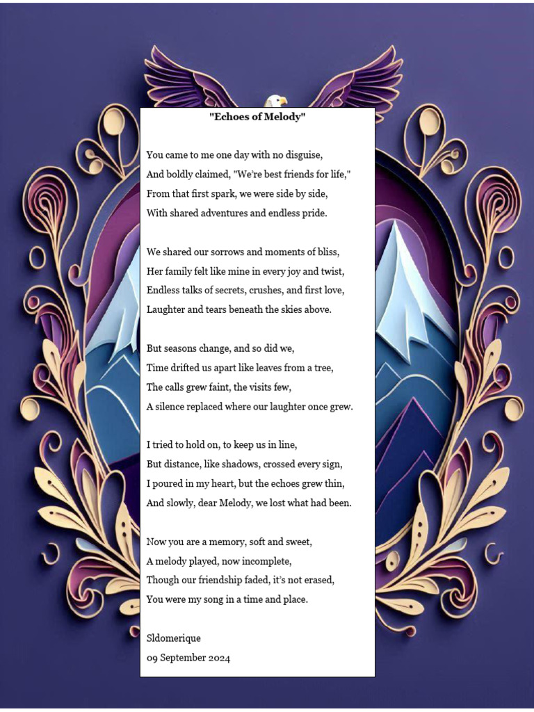 Echoes of Melody (Poem) | PDF