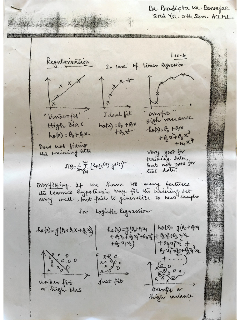 Machine Learning Lec 6 | PDF