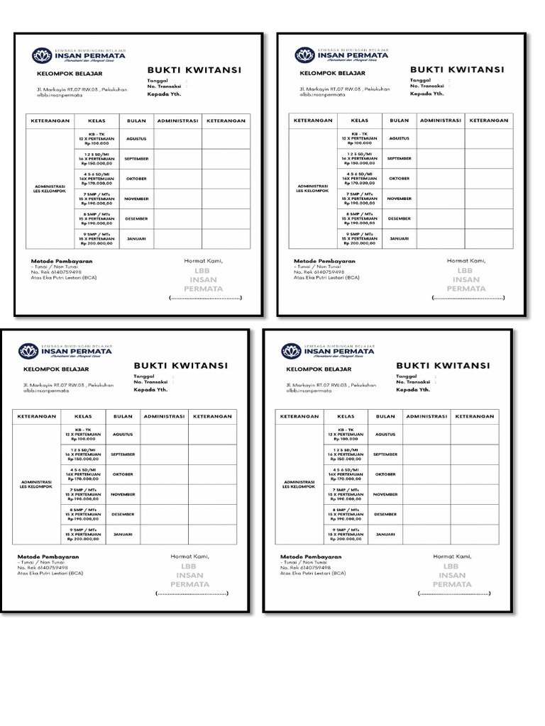 Kwitansi Print | PDF