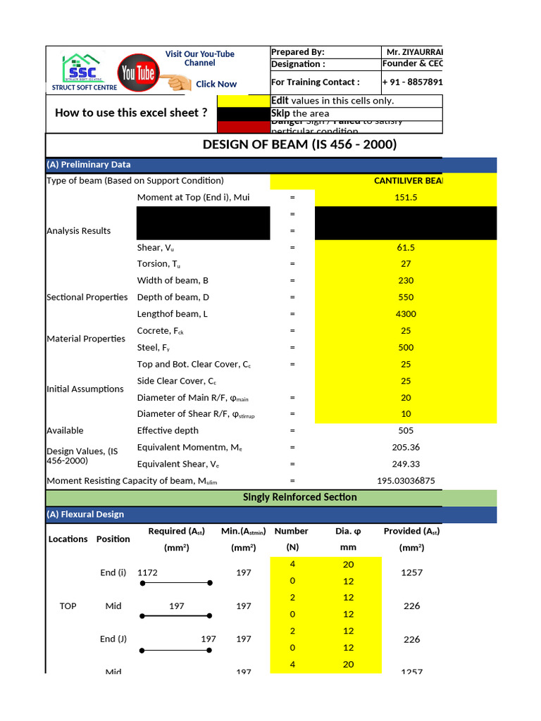 Design Of Beams Pdf