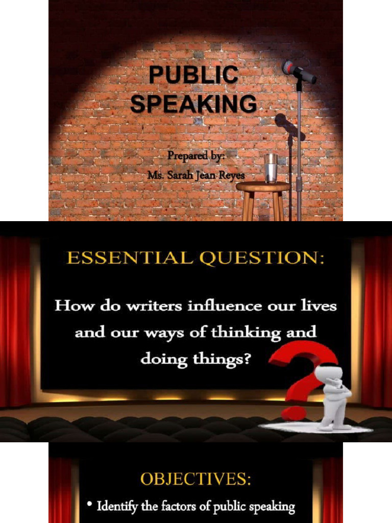 Q1-Public Speaking (L3) | PDF