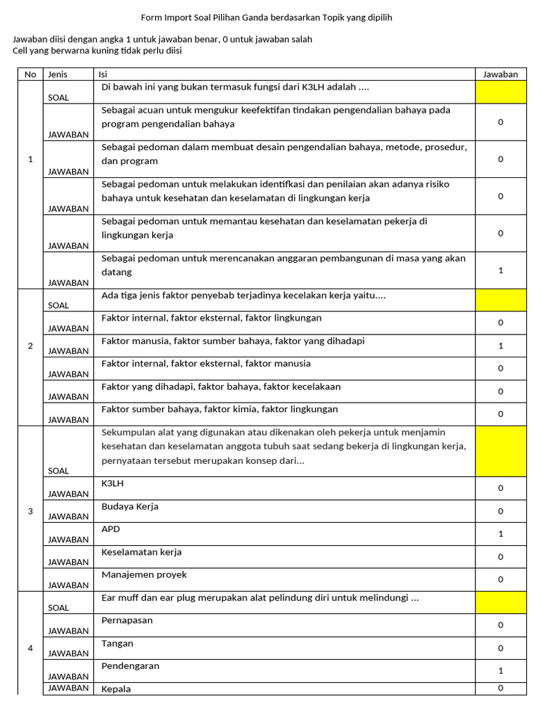 ELEMEN 3&5 X TKP | PDF