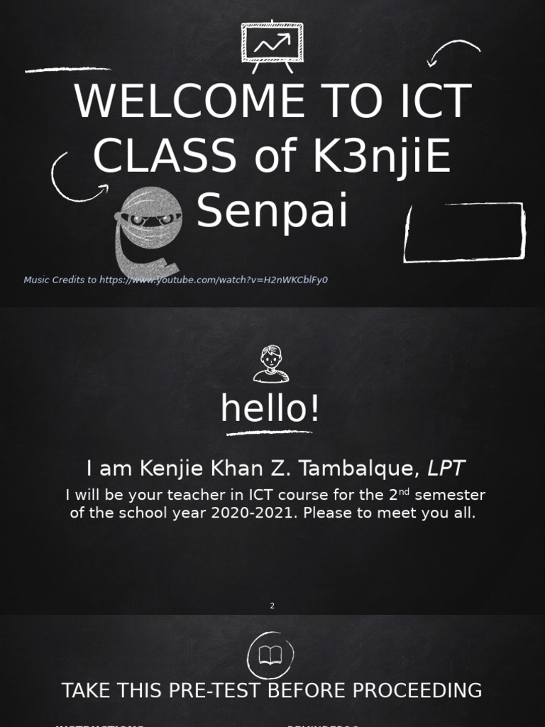 Intro To ICT Pre-Test | PDF