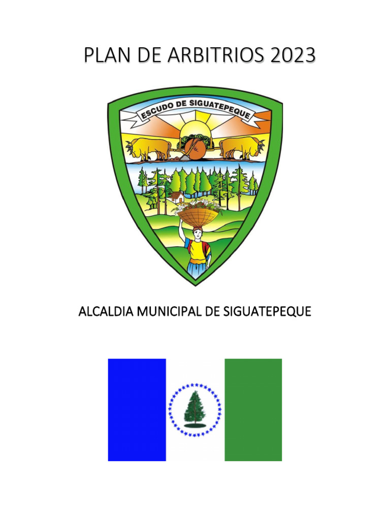 PLAN DE ARBITRIOS 2023 MODIF. ART.168 | PDF