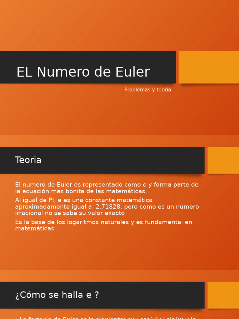 EL Numero de Euler Final | PDF