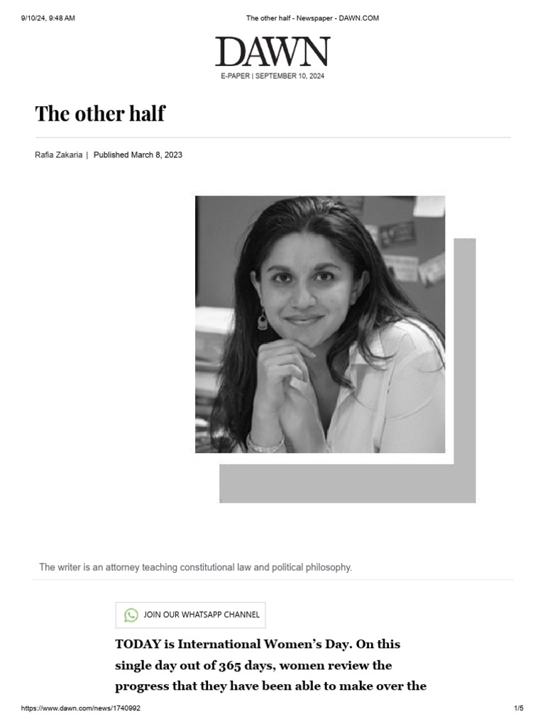 The Other Half - Newspaper | PDF