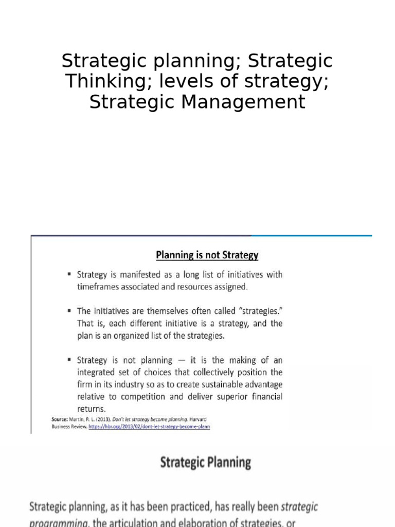Strategic Management | PDF