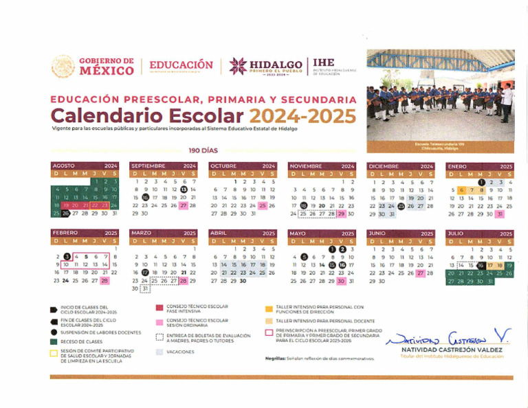 Calendario Escolar 24-25 | PDF