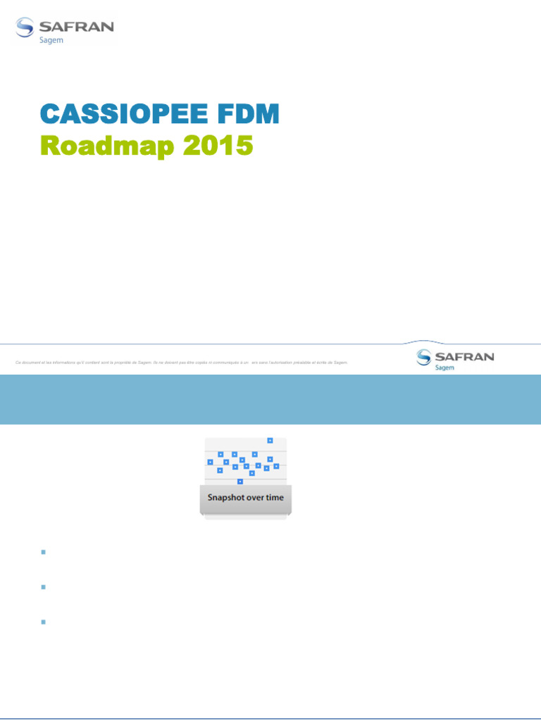 SAGEM-Cassiopee FDM Roadmap | PDF