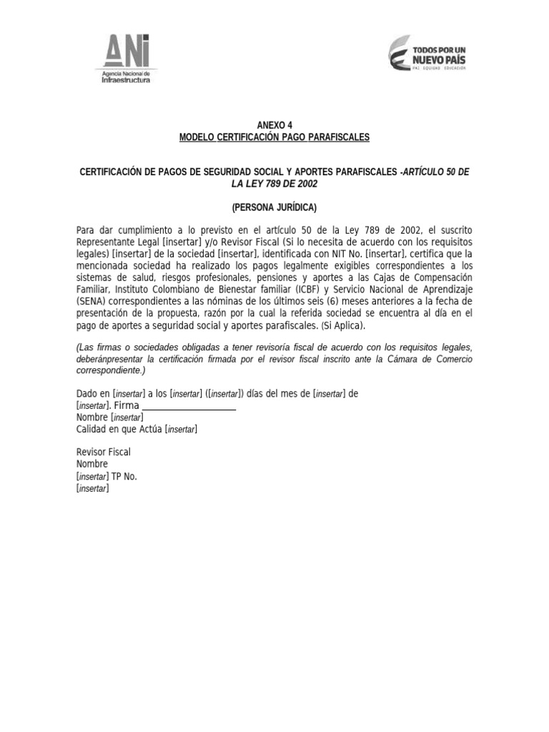 anexo_4_modelo_certificacion_pago_parafiscales (1) | PDF