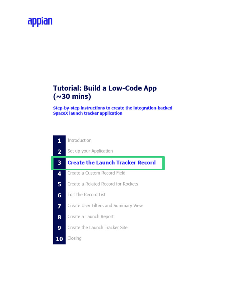Create The Launch Tracker Record - 22.3 SpaceX Tracker Course | PDF
