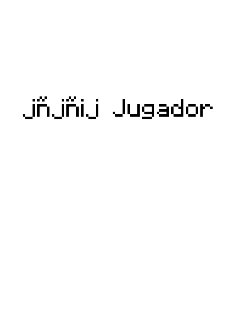 jñjñij Jugador | PDF