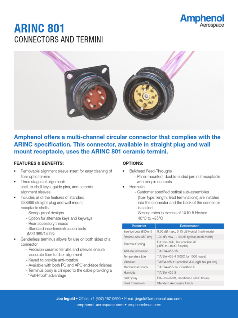 ARINC-801-Data-Sheet | PDF