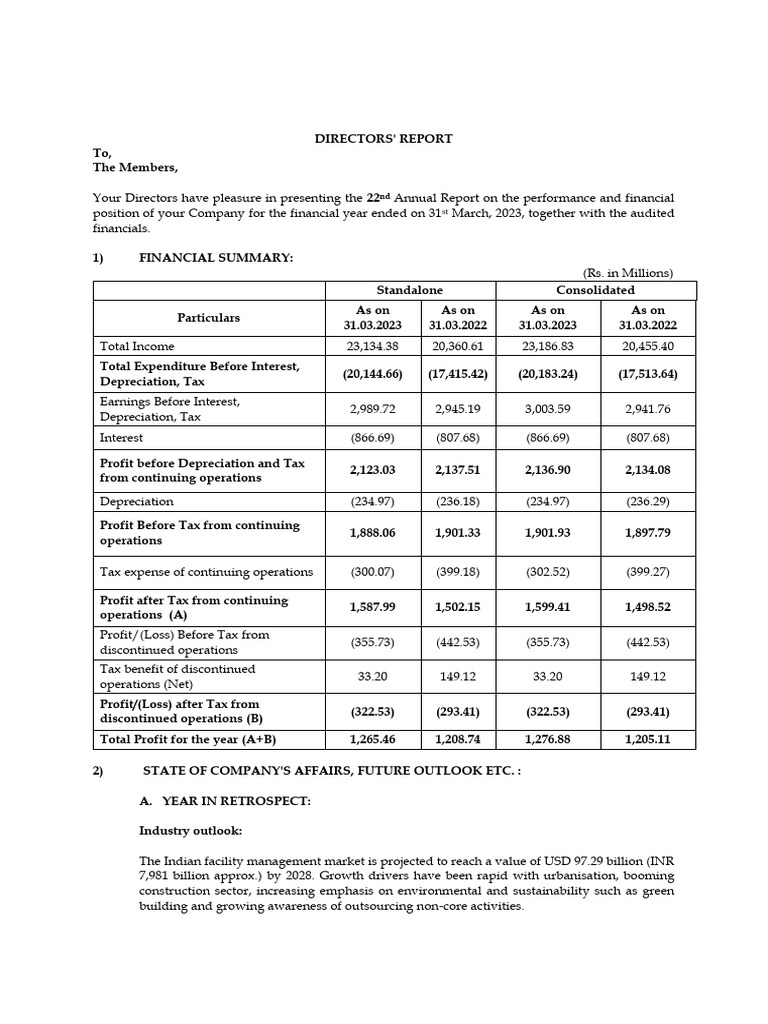 Financial Report 2023 BVG | PDF