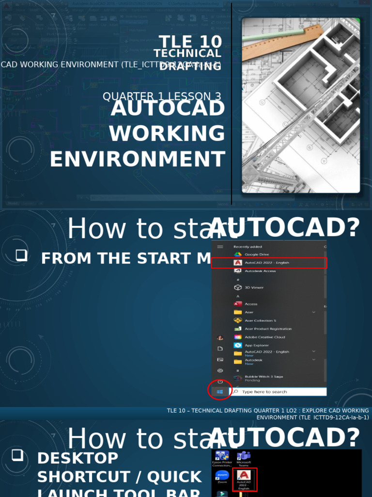 Tle G10 Q1L3 - Autocad-Interface | PDF