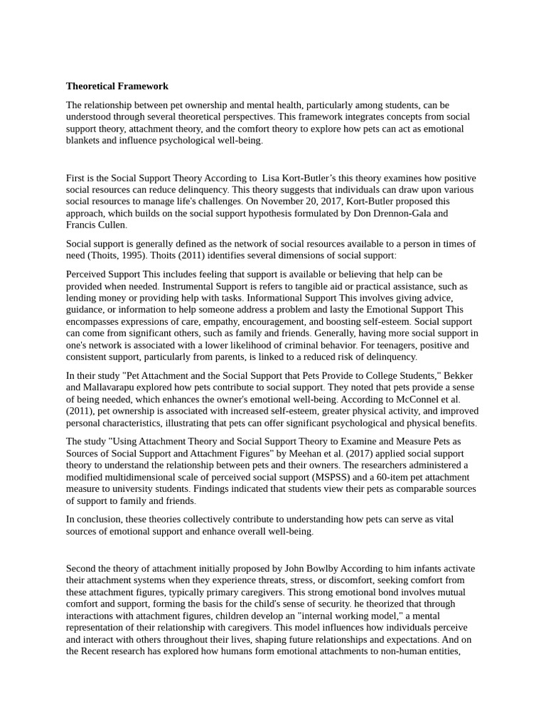 Theoretical Framework | PDF